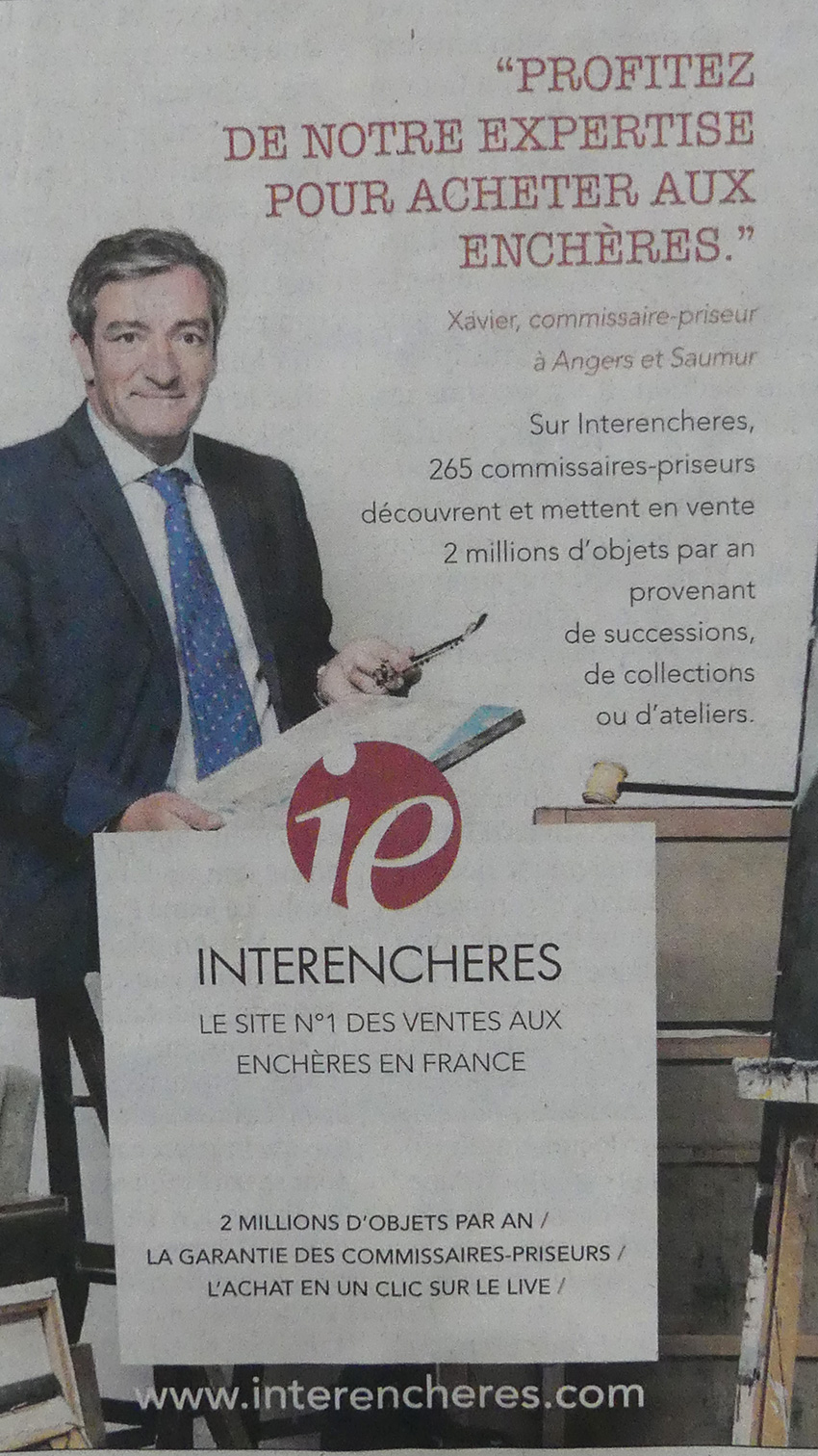 Publicité à la une du journal Le Figaro - Auto Jaune Blog